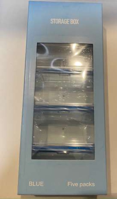 Storage box Blue Set of 5 boxes 1/64 - Метални хоби колички за ...